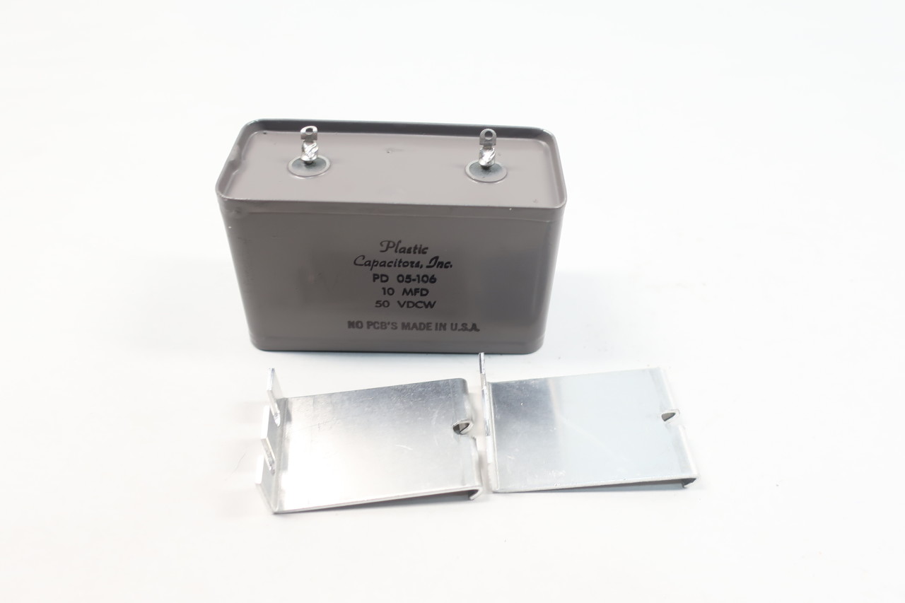 Plastic Capacitors PD05-106 Capacitor 10mfd 50v-dc