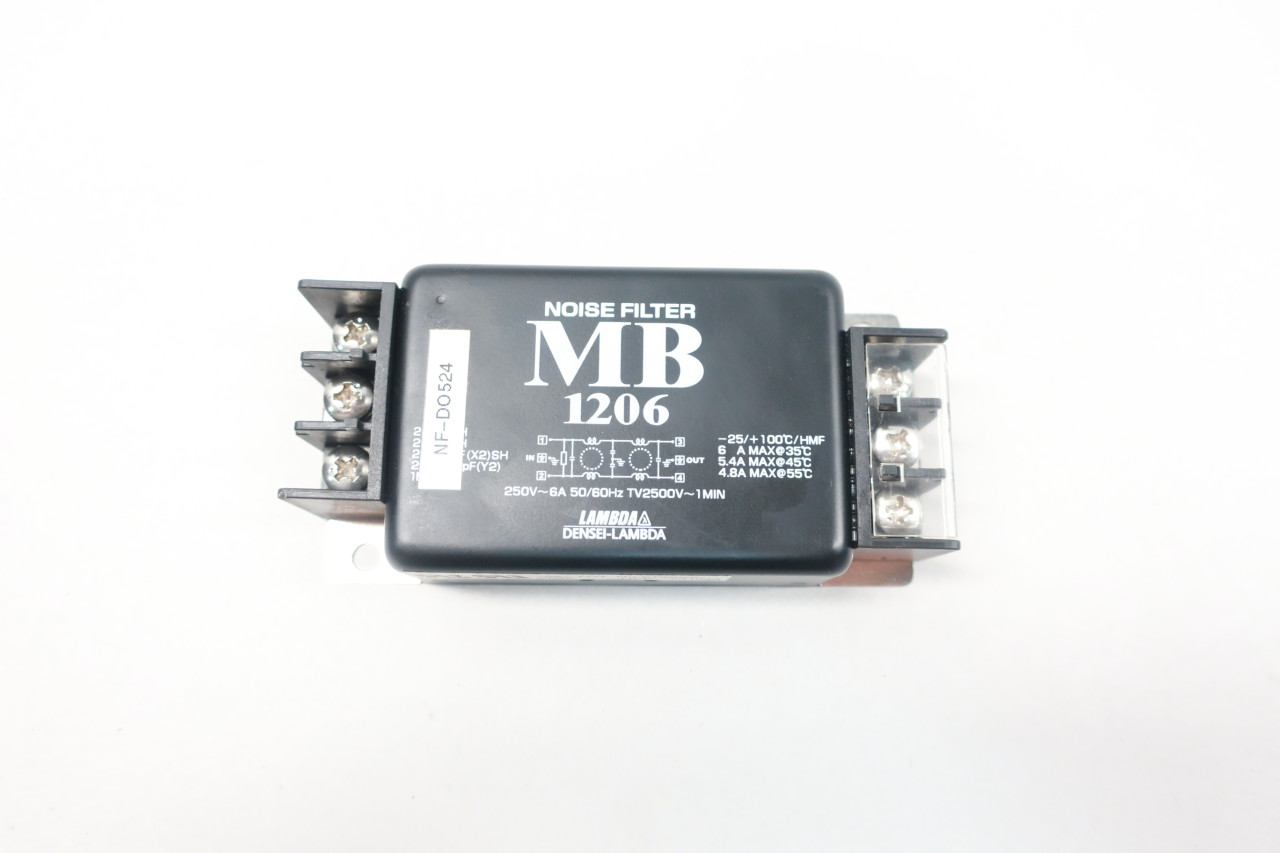 Lambda MB1206 Noise Filter 6a 250v-ac
