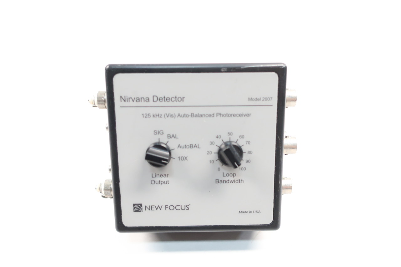 New Focus 2007 Nirvana Detector