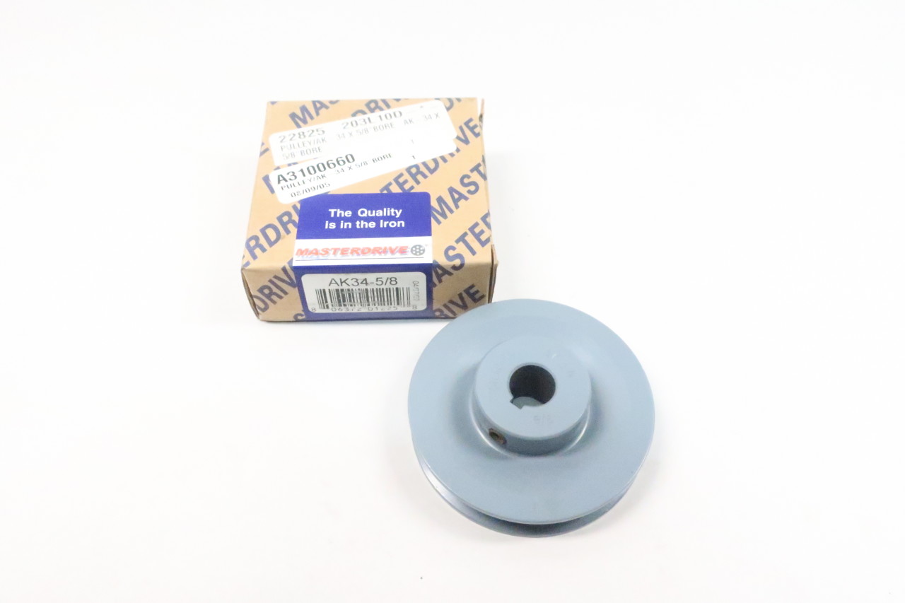 Masterdrive AK34-5/8 1 Groove V-belt Sheave