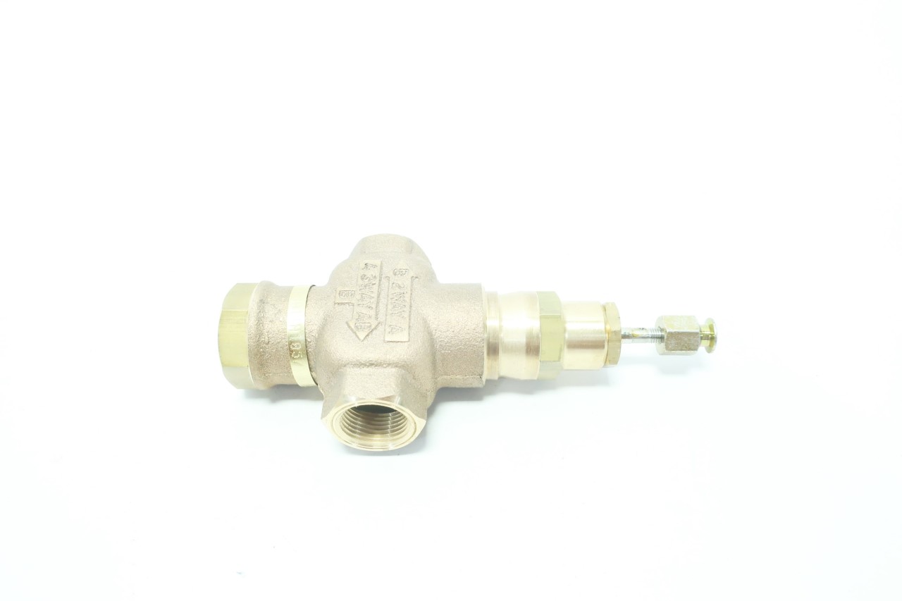 Honeywell V5011N 1057 2-way Direct Acting Pneumatic Brass 3/4in Npt ...