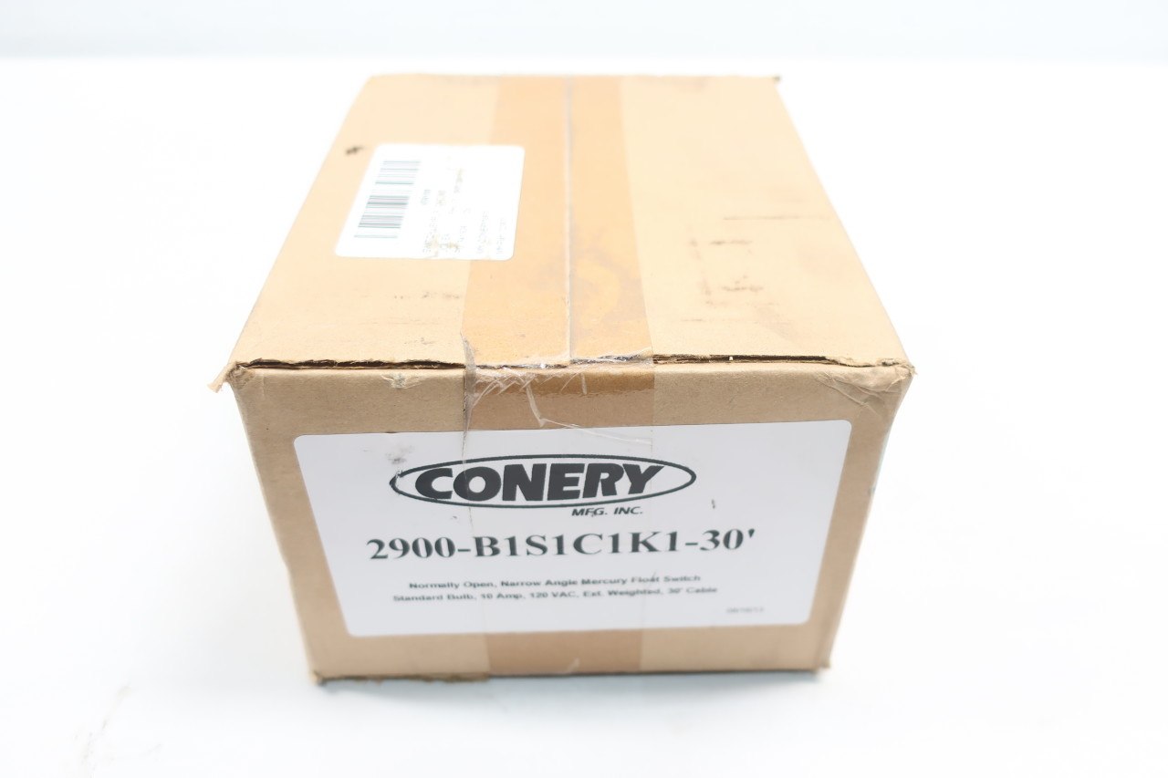 Conery 2900-B1S1C1K1-30 Narrow Angle Float Switch 120v-ac