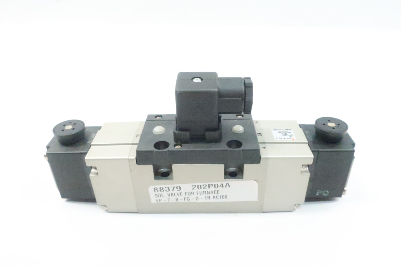 Smc VP7-8-FG-D-1N Pneumatic Solenoid Valve 100v-ac 0.9mpa
