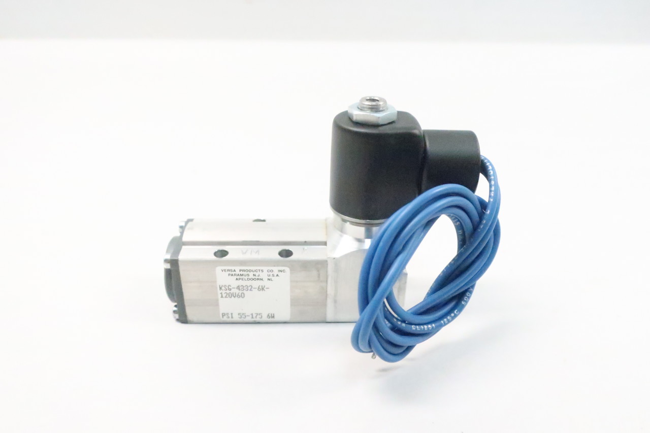 Versa KSG-4332-6K-120V60 Pneumatic Solenoid Valve 120v-ac 175psi