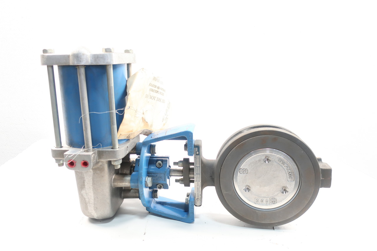 Neles Jamesbury 815W-11-22HB-TT Pneumatic Steel Wafer Butterfly Valve ...