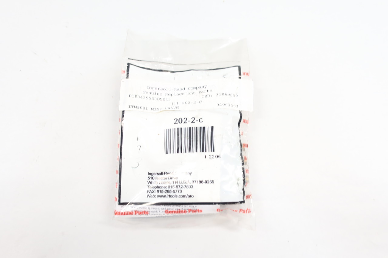 Aro 202-2-C Manual Pneumatic Control Valve