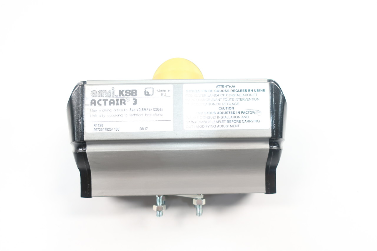 Amri Ksb R1120 Actair 3 Pneumatic Valve Actuator 120psi
