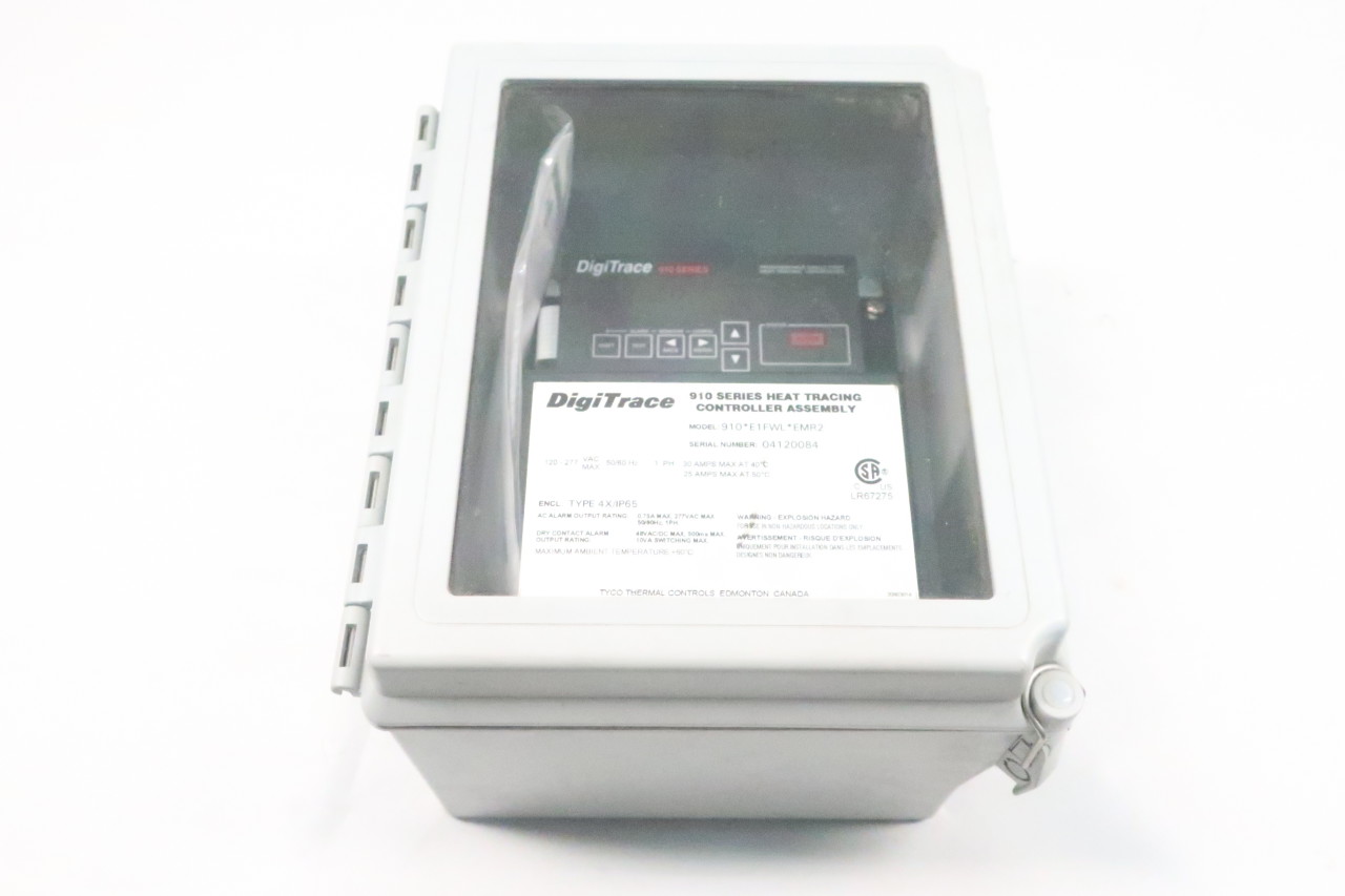 Tyco 910-E1FWL-EMR2 Digitrace Heat Tracing Controller 120-277va-c 1ph