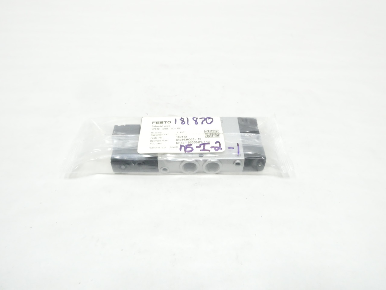 FESTO CPE18-M1H-5L-1/4 163142
