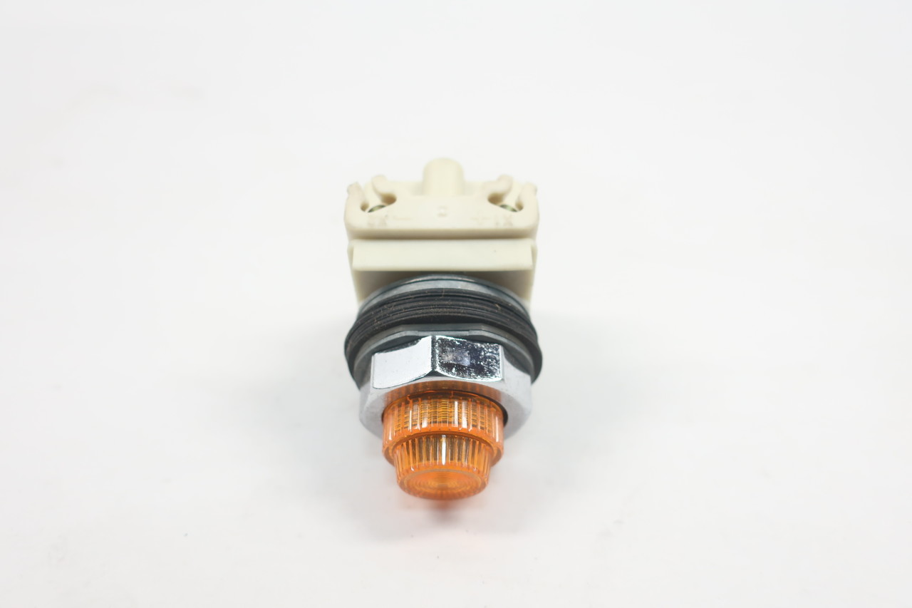 Square D 9001KP38A31 Amber Pilot Light 120v-ac/dc
