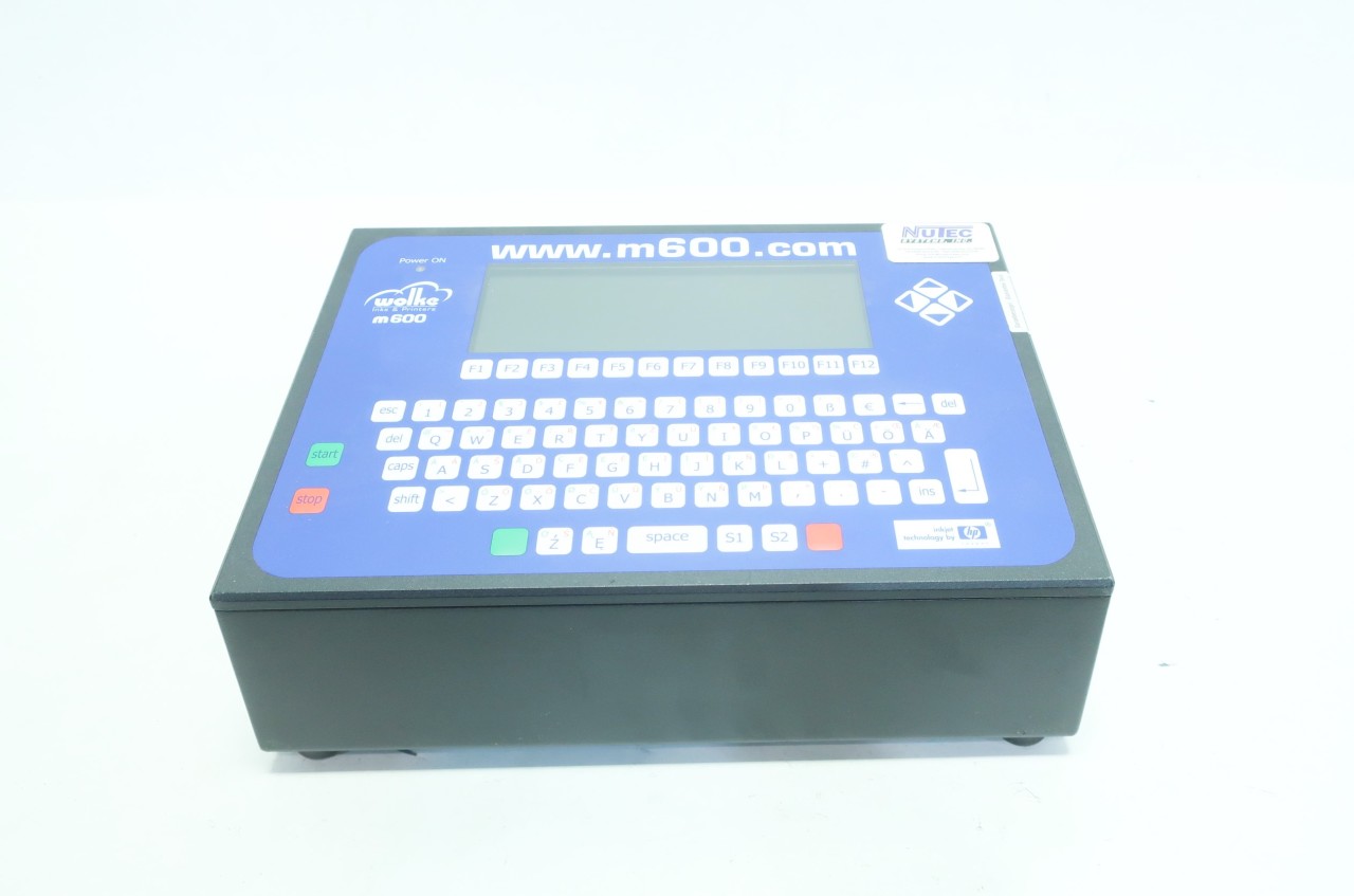 Wolke M600 Videojet Print Controller 115v-ac