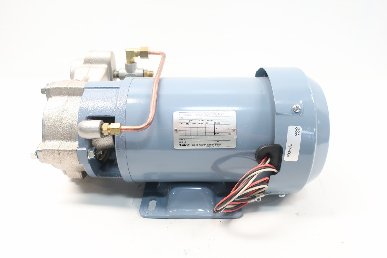 Nidec FELQ-8T Hydraulic Gear Pump 480v-ac 3ph 1in