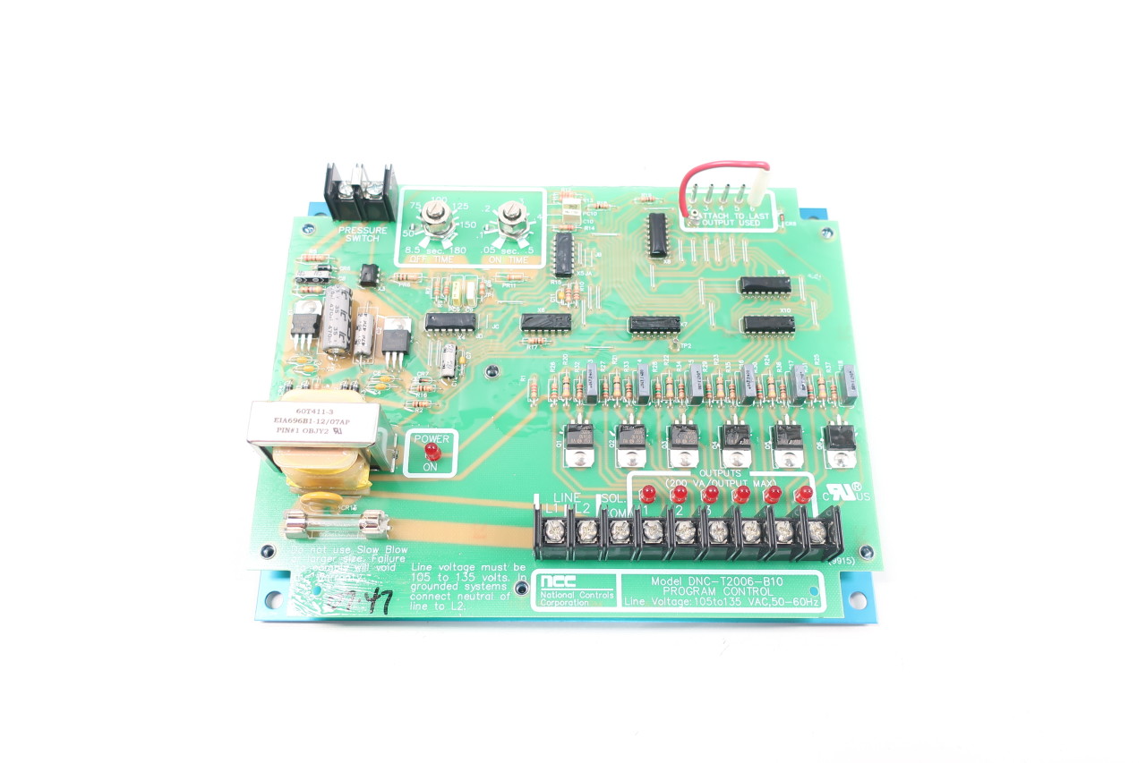 Ncc DNC-T2006-B10 Program Control Pcb Circuit Board